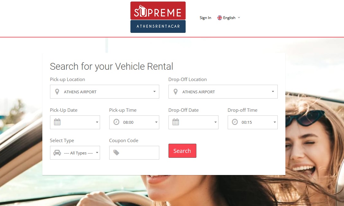 Supreme athens car rentals - Rent a car Athens